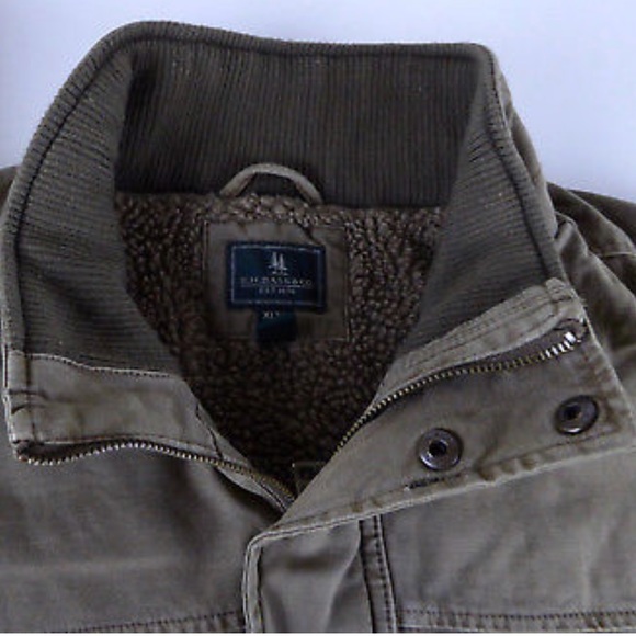 G.H. Bass & Co. | Jackets & Coats | Gh Bass Co Shearling Lined Cotton ...